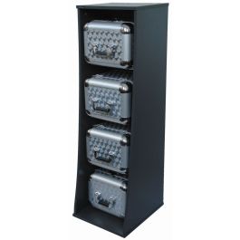 Sefour Vinyl Storage Unit Black DJ Equipment