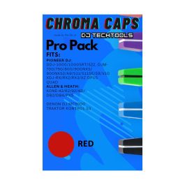 DJ TechTools Chroma Cap Pack Pro Red